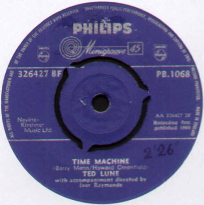 [BARRY MANN] TED LUNE ~ MR. CUSTER / TIME MACHINE ~ 1960 UK VINYL 7 ...
