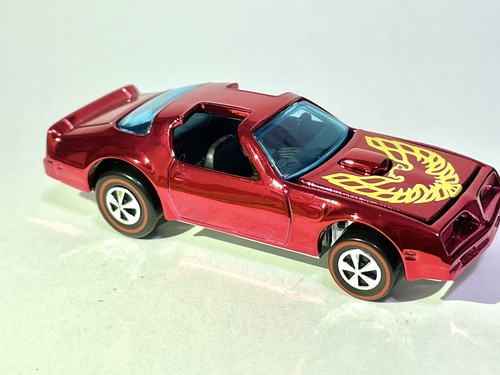 CUSTOM Made Hot Wheels HotBird CANDY RED REDLINE🚨 80’s Firebird Brand ...