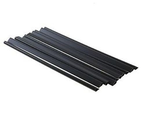 100 X Black 5mm Plastic Slide Binder A4 Spine Document Binding Bars for ...