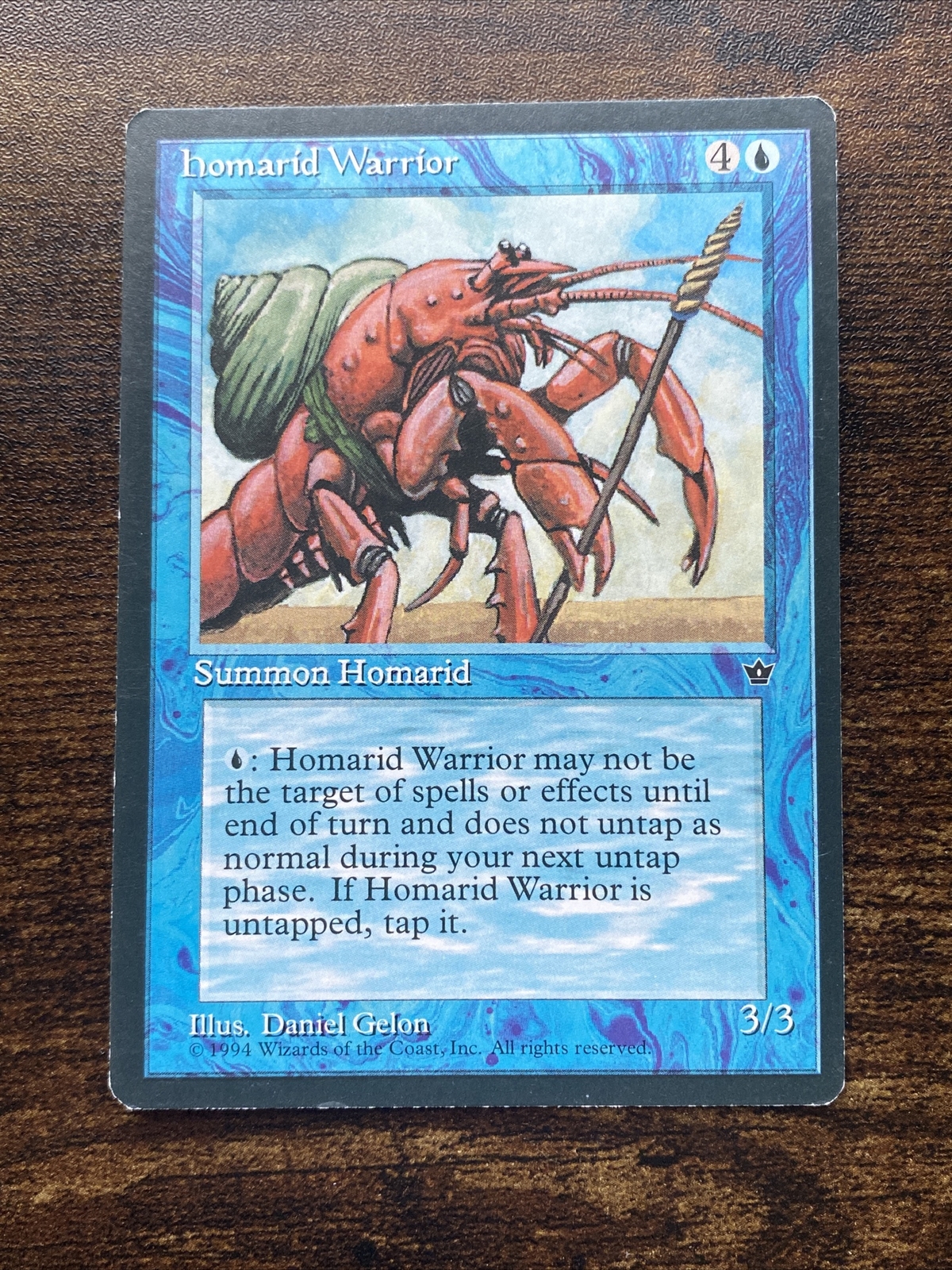 Homarid Warrior Fallen Empires MTG Magic The Gathering D8960* | eBay