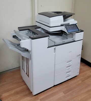 Ricoh MP C6004ex Color Laser Print Scan Meter under 15k. Repo Unit ...
