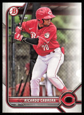 2022 Bowman Draft #BD-139 Ricardo Cabrera Cincinnati Reds | eBay