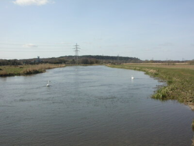 Photo 6x4 Burton, River Avon Christchurch/SZ1592 Looking North-West ...