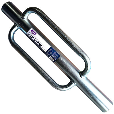 Jack 80cm Steel Post Driver Zinc Plated Star Picket Fence Post Rammer ...