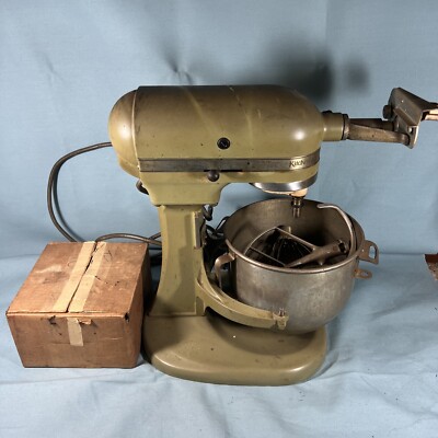 Vtg Hobart Kitchenaid Model K5-A Heavy Duty Commercial Mixer w ...