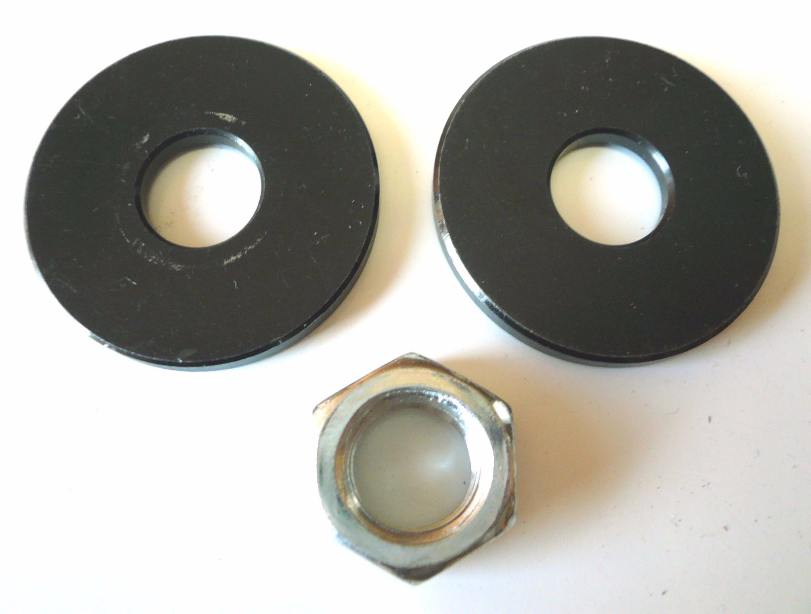 2 Industrial Machined Flange Arbor Washers 1/2 ID x 1-1/2 OD x 5/32 + 1 ...