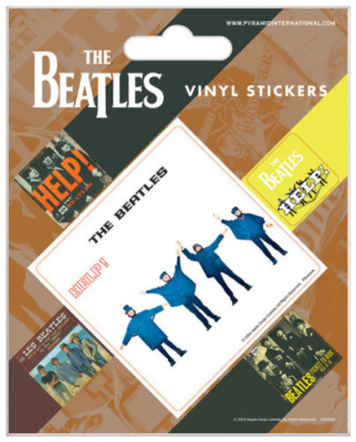 The Beatles Help Vinyl Sticker - 1 sheet, 5 stickers | eBay UK