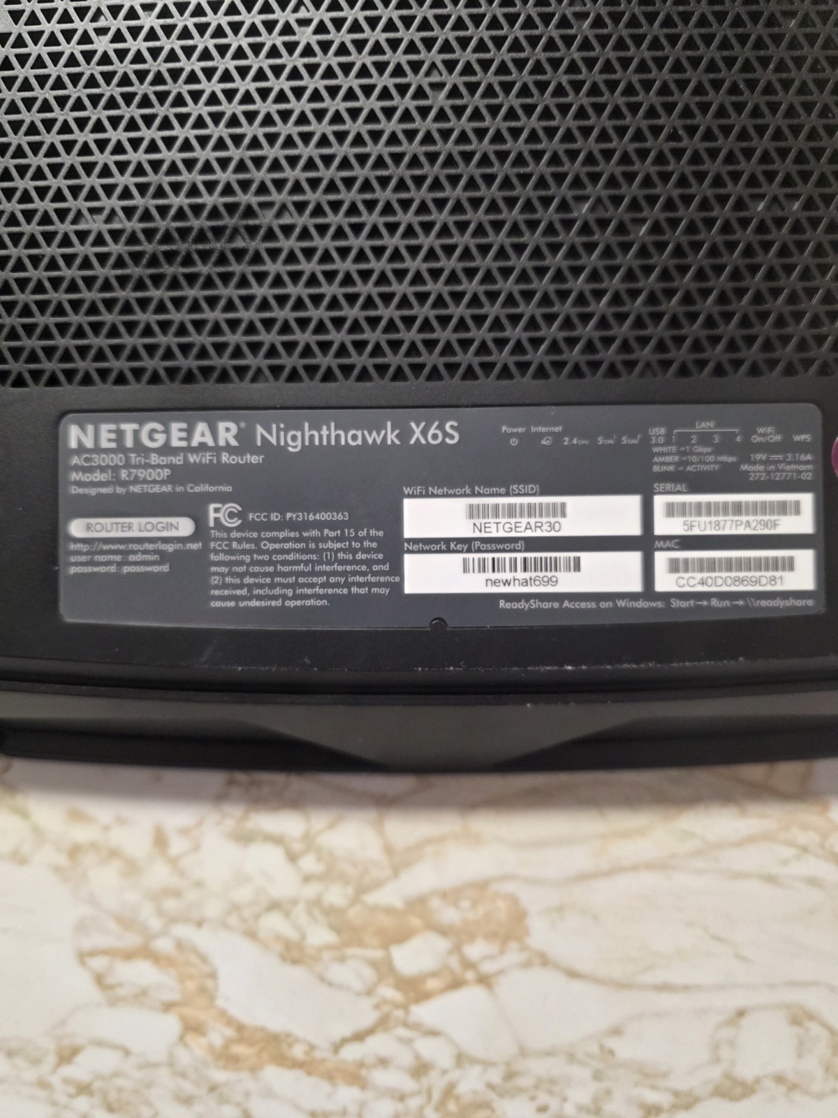 Netgear Nighthawk X65 AC3000 Tri-band Wifi Router (Used) - 313 | eBay