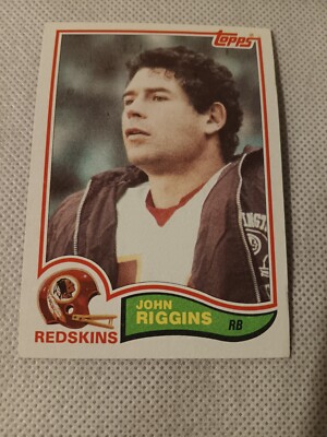 1982 JOHN RIGGINS TOPPS NFL CARD #520 WASHINGTON NY JETS KANSAS | eBay
