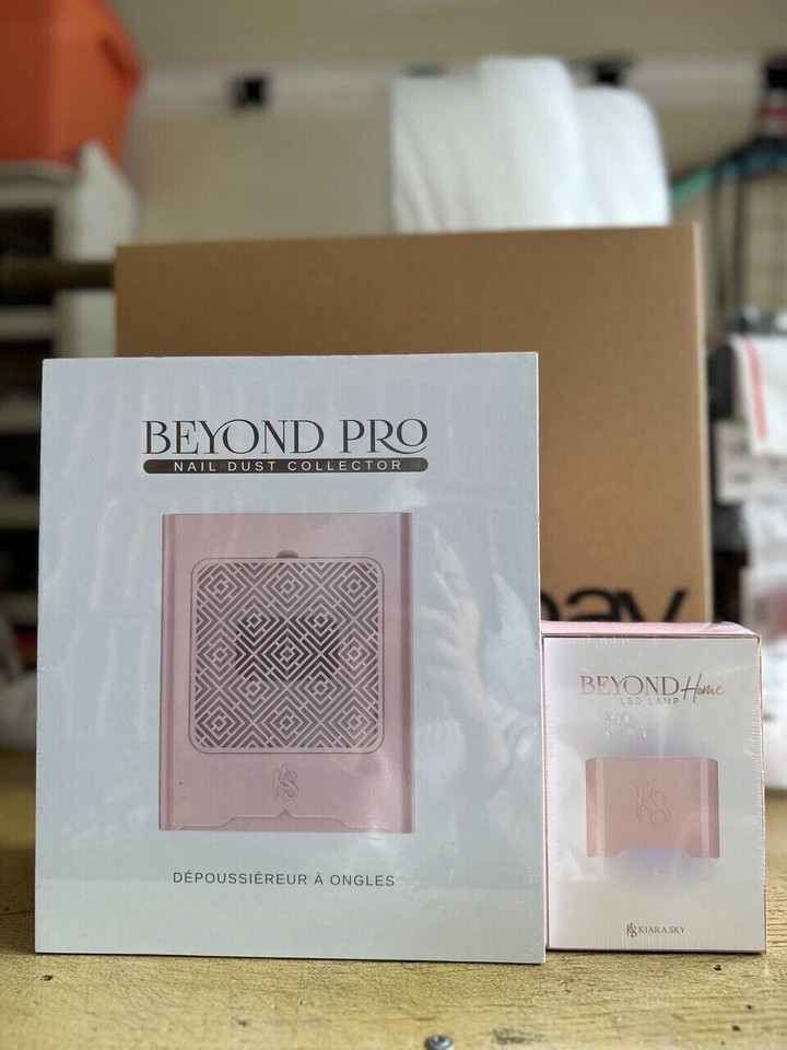 Bundle Kiara Sky Beyond Pro Nail Dust Collector Pink + Beyond Home Lamp ...