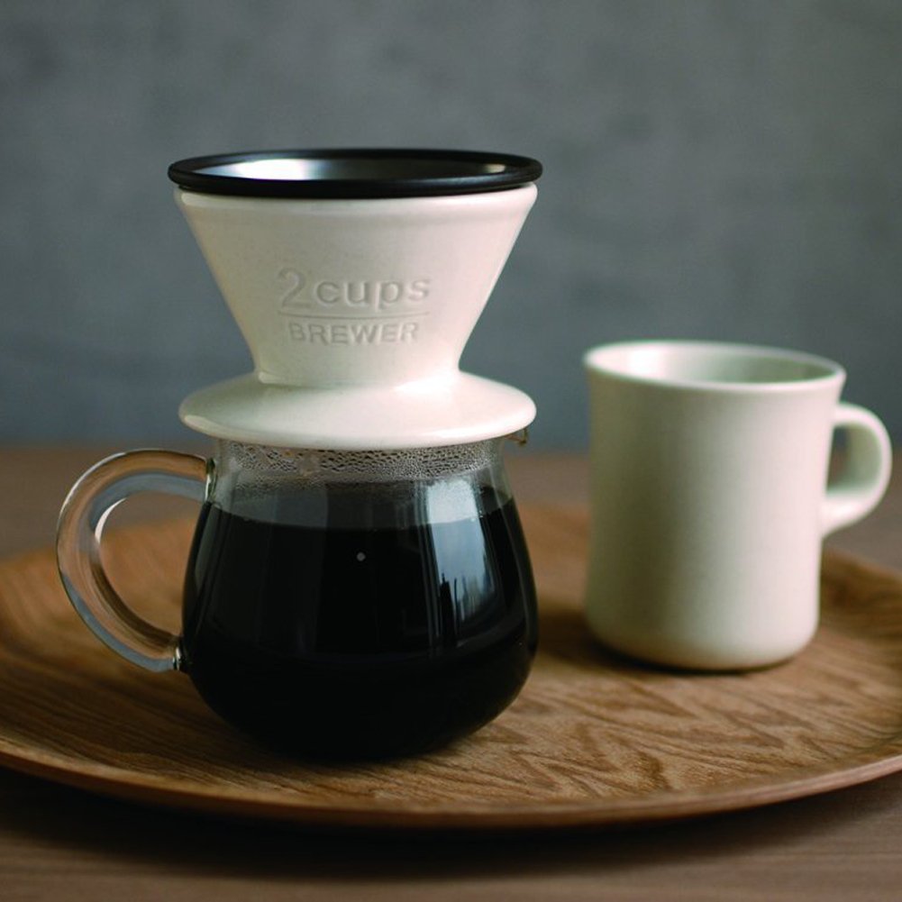 KINTO Coffee Brewer SCS-04-BR-WH 4 Cups WHITE 27631 Porcelain MADE IN ...