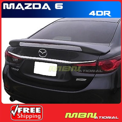 Painted Spoiler For 14-18 Mazda 6 Mazda6 Sedan Rear Trunk 2-Post 41V ...