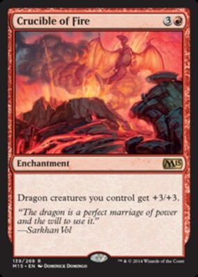 MTG - Crucible of Fire - Magic 2015 - NM, English Magic FLAT RATE SHIP ...