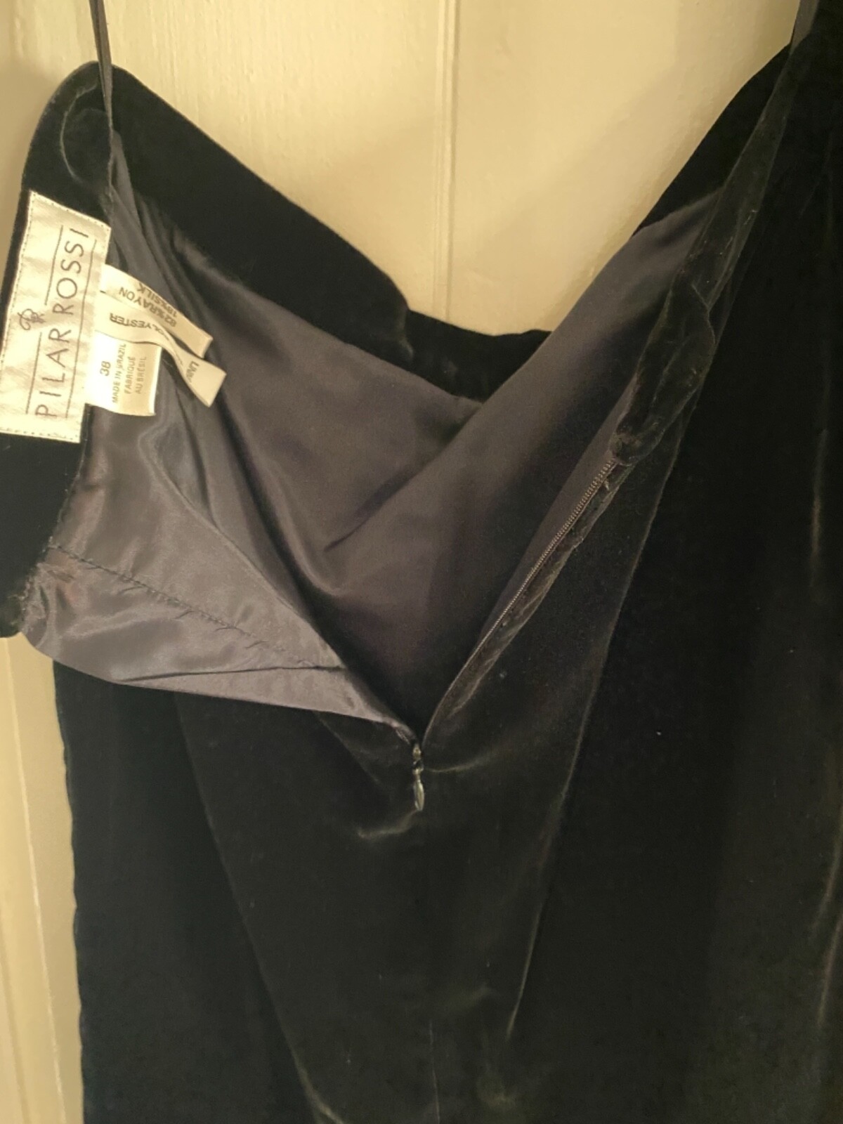 Pilar Rossi Velvet & Metallic Gold Evening Ensemble V… - Gem