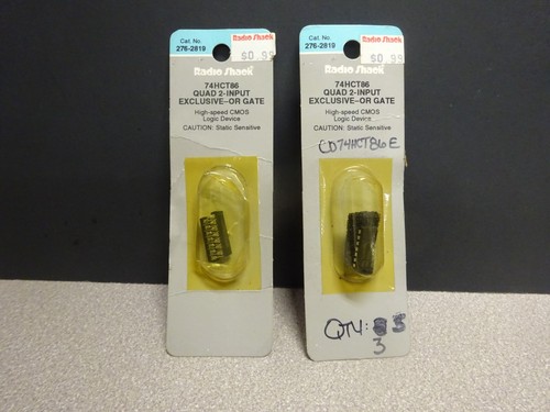 Lot of 2, CD74HCT86E Harris Logic Gates Quad Hi Speed 2-Input CMOS ...