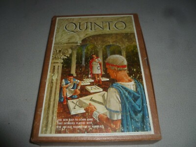 3M COMPANY QUINTO GAME BOARD VINTAGE 1964 BOOKSHELF BOARDGAME | eBay
