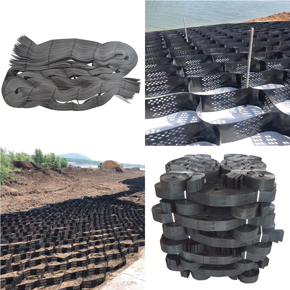 HDPE Honeycomb High-strength Geocell Subgrade Reinforcement Ground Grid ...