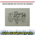 MITSUBISHI MT160 MT180 SERIES TRACTOR WORKSHOP SERVICE REPAIR MANUAL ...