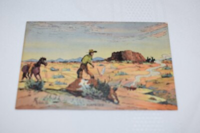 Typical Scene of the Old Time Range Country Postcard Curt Teich | eBay