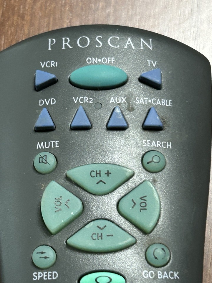 PROSCAN CRK76DBL1 REMOTE CONTROL GENUINE OEM UNIVERSAL VCR TV DVD ...