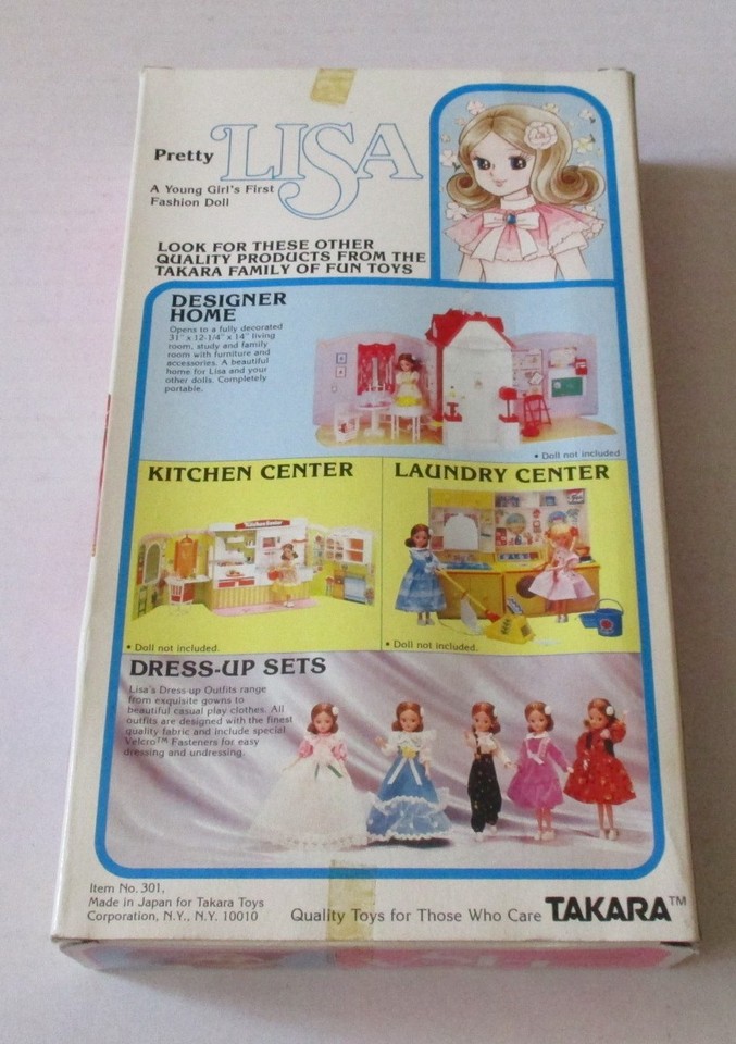 Vintage Takara Pretty Lisa Fashion Doll with Box Item No. 301 | eBay