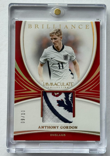 ANTHONY GORDON 2024-25 Panini Immaculate Collection Brilliance Patch ...