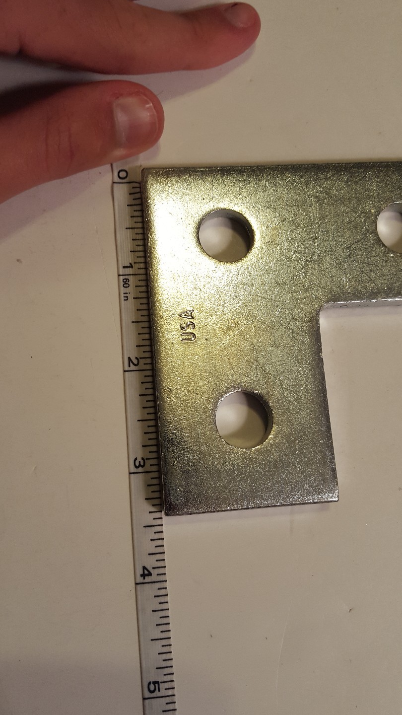 Thomas & Betts Steel Flat Plate Fitting 4 Hole Flat 90° Superstrut ...