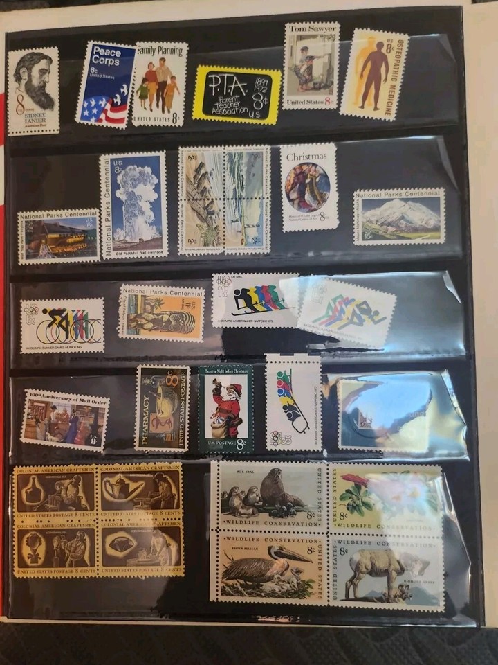 12 USPS Yearly Commemorative Stamp Sets From 1972 To 1983 💰 💰 💰 | eBay