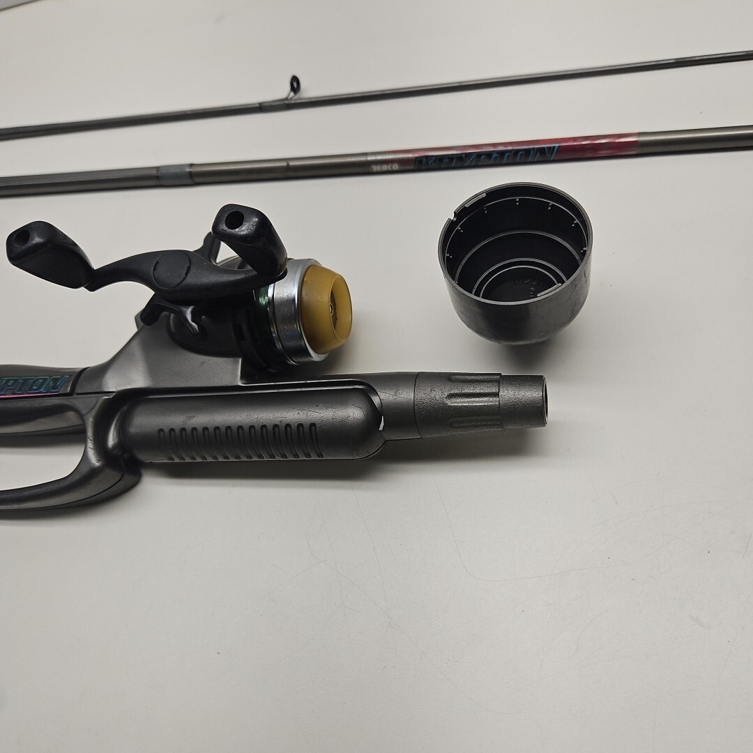 Zebco Krypton Fishing Rod Reel Combo Kids Vintage Hidden Compartment | eBay