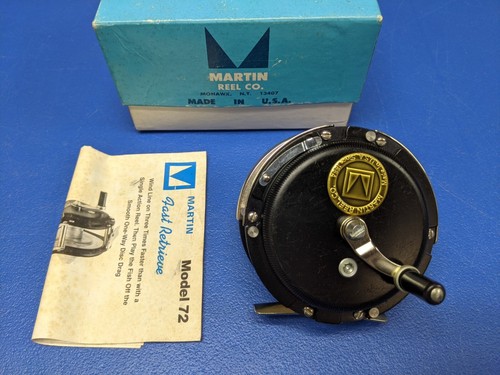 Martin No 72R Multiplier Fly Reel W/ Box & Paperwork Fast Retrieve 72 3 ...