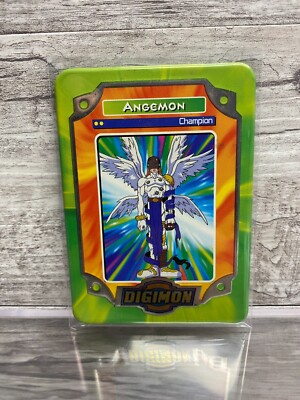 Vintage Digimon Taco Bell Digivice Metal Trading Card Rare ANGEMON ...