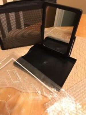 (Lot of 2) Mary Kay Make Up Folding Stand-Up Travel Black Mirrors ~ New ...