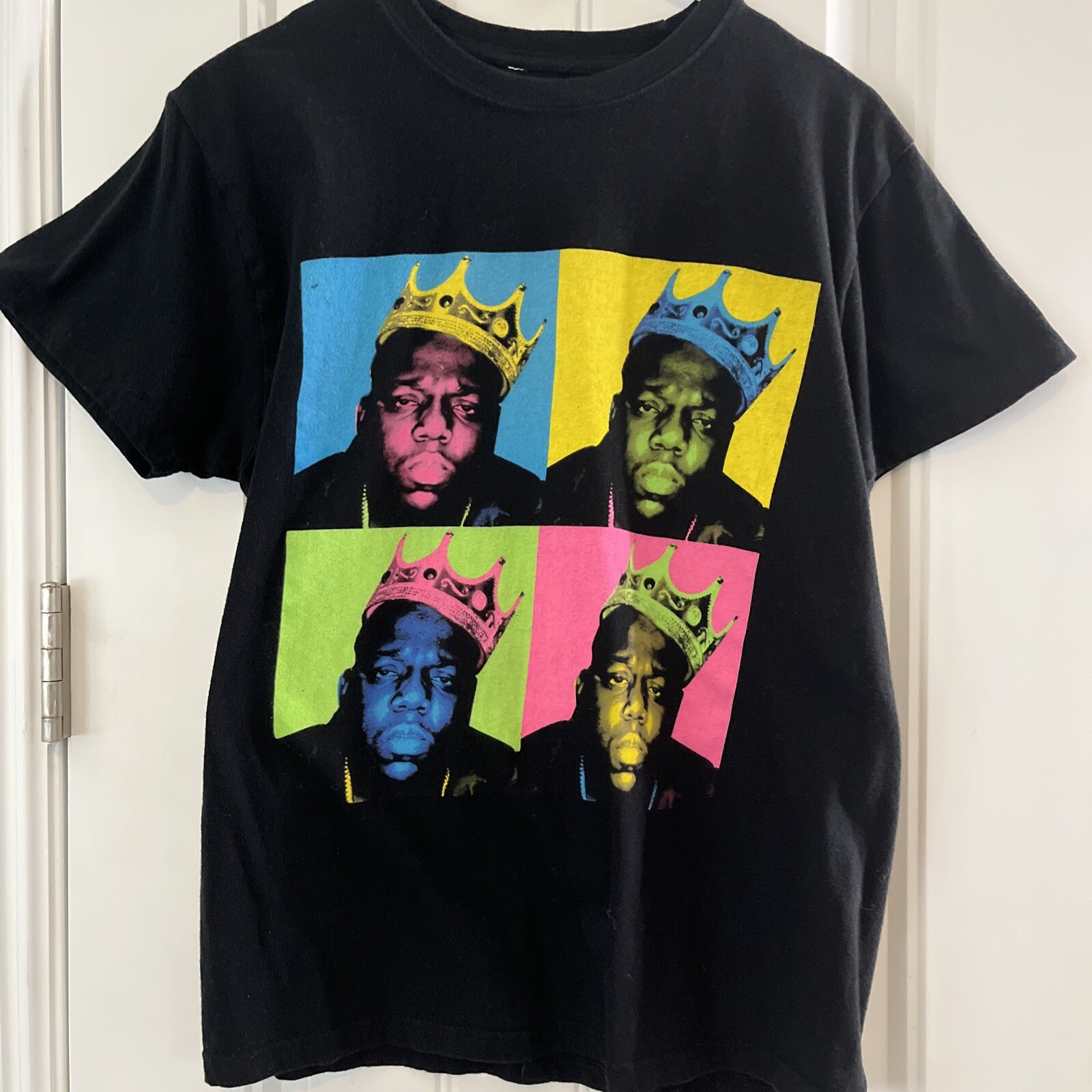 Notorious BIG Biggie Smalls Men’s Black Shirt Size Sm… - Gem