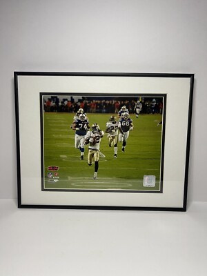 Tracy Porter Super Bowl XLIV Interception & Touchdown Return Photo ...