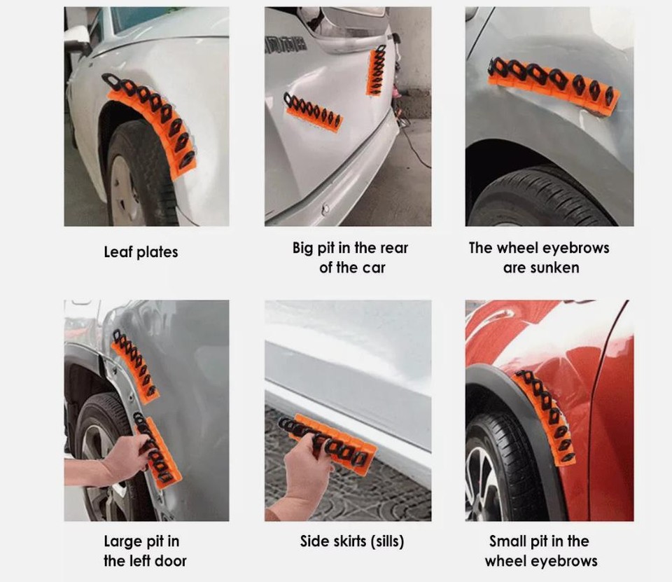 Car Body Repair Kits Puller Glue Tabs Combo Sets Car Paintless Dent ...