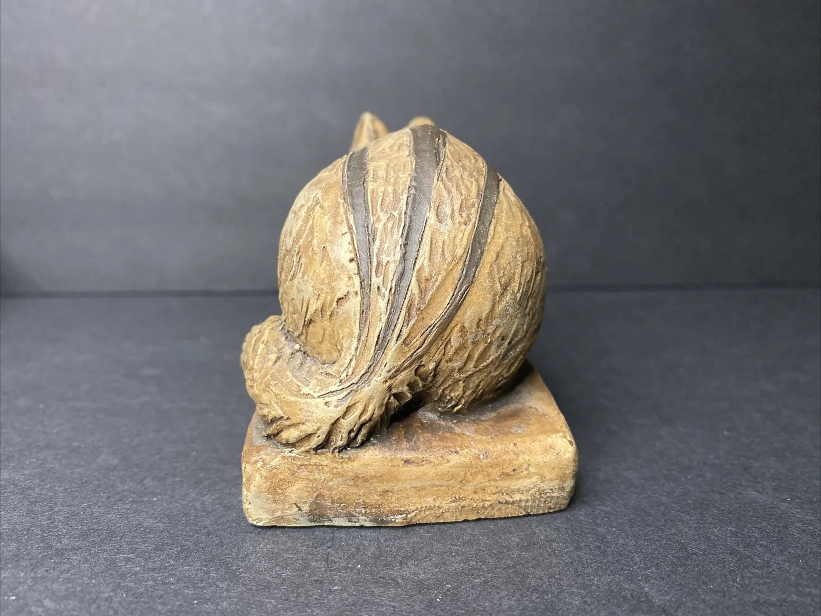 1993 Telle M.Stein The Stone Chipmunk Resin Figure Statue Sculpture ...