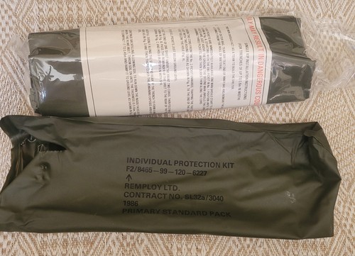 British Army Individual Protection Kit - IPK - Tent - Pegs - Emergency ...