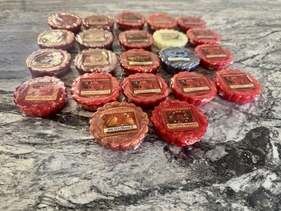 Yankee Candle 21 Scented Tarts Wax Melts Fall/Christmas Scents E0117 | eBay