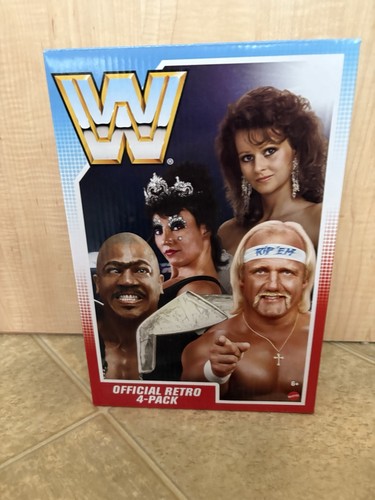 WWE Mattel Official Retro 4 Pack Sherri Zeus Hulk Hogan Ms Elizabeth ...