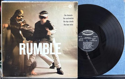 RUMBLE~RARE 1959 MONO JUBILEE DOO WOP COMPILATION LP~BLACK/SILVER LBLS ...