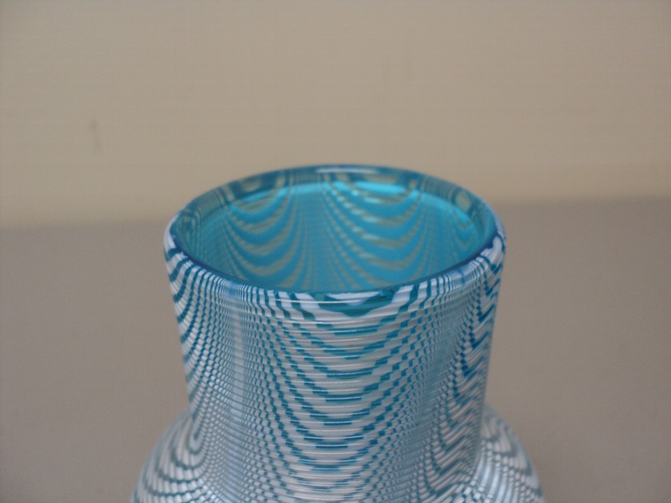 Stevens & Williams Threaded NAILSEA Art Glass Decorated Vase, c. 1890 ...