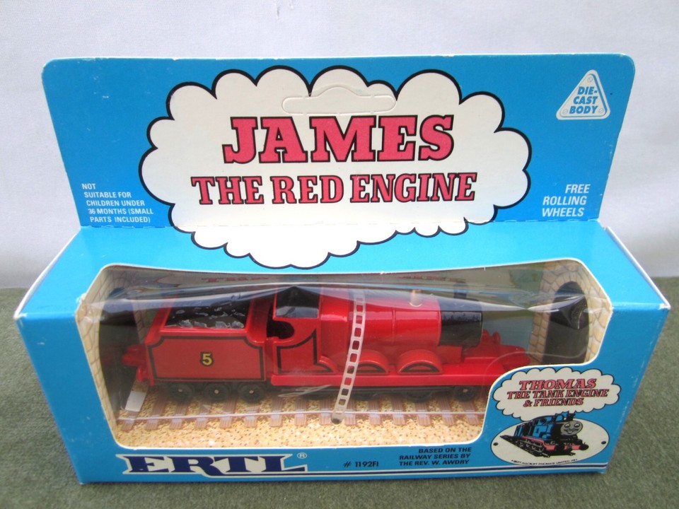 Ertl Sticker Paper Face James Red Thomas the Tank Engine & Friends ...