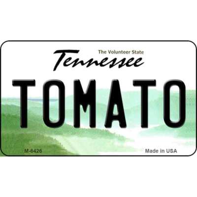 Tomato Tennessee State License Plate Tag Magnet M-6426 | eBay
