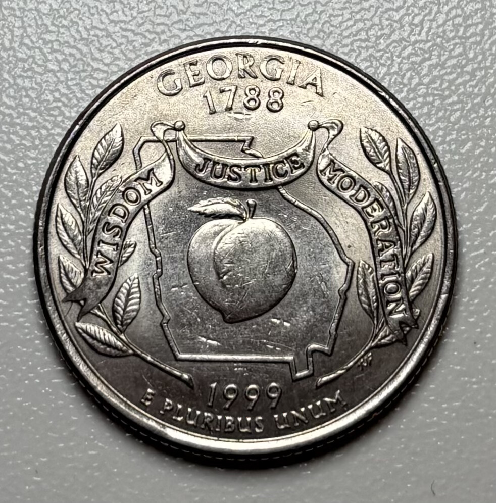 1999-P Georgia Quarter RARE Mint Error | Circulated Collector Coin | eBay