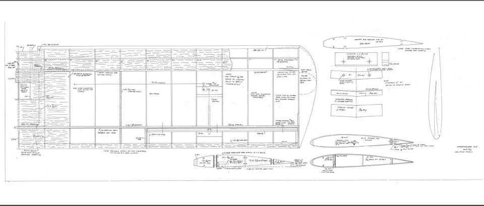 Spacewalker 70 in Giant Scale RC Model AIrplane Printed Plans | eBay