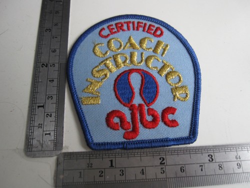 Vintage AJBC Certified Coach Instructor Patch BIS | eBay