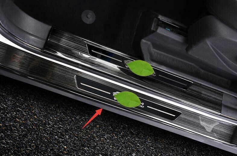 For Ford Escape Kuga 2013-19 Black Steel Outer Door Sill Plate Scuff ...