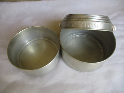 Sigg Tourist, 2 pots and a lid, Small pot nice, Large pot & lid beat up ...