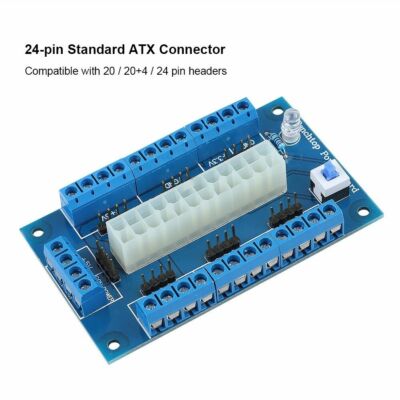 Bench Connector Atx Supply For PC Adapter Board Module Power 24/20p HY ...