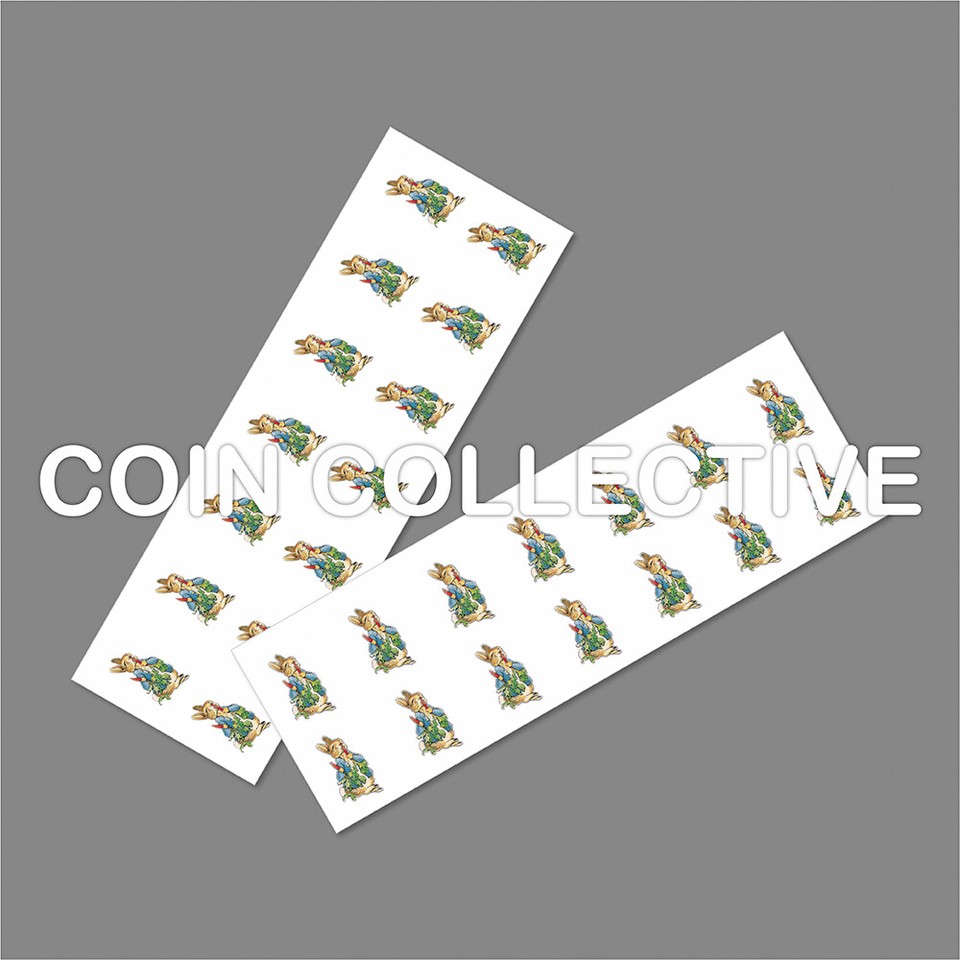Beatrix Potter 50p Coin Decals Stickers Complete Collection, Multi ...